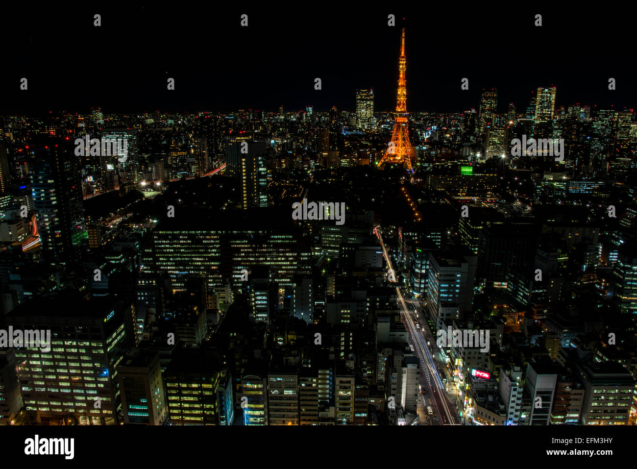 Tokyo tower,view from World Trade Center Building,Hamamatsucho,Tokyo ...