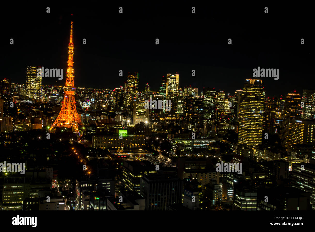 Tokyo tower,view from World Trade Center Building,Hamamatsucho,Tokyo ...