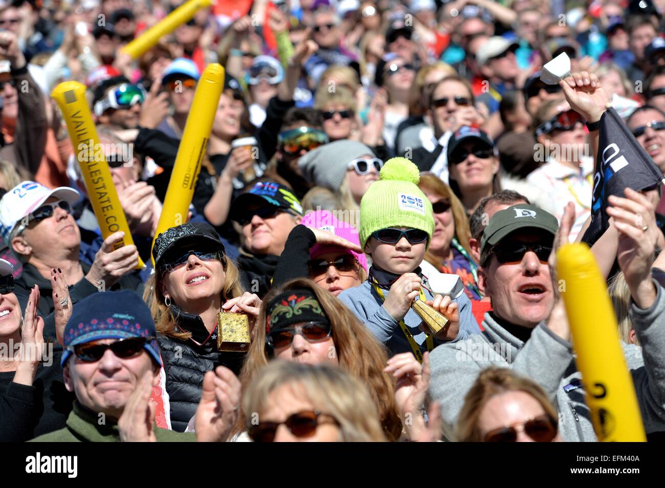 Beaver Creek, Colorado, USA. 06th Feb, 2015. Spectators at the FIS ...