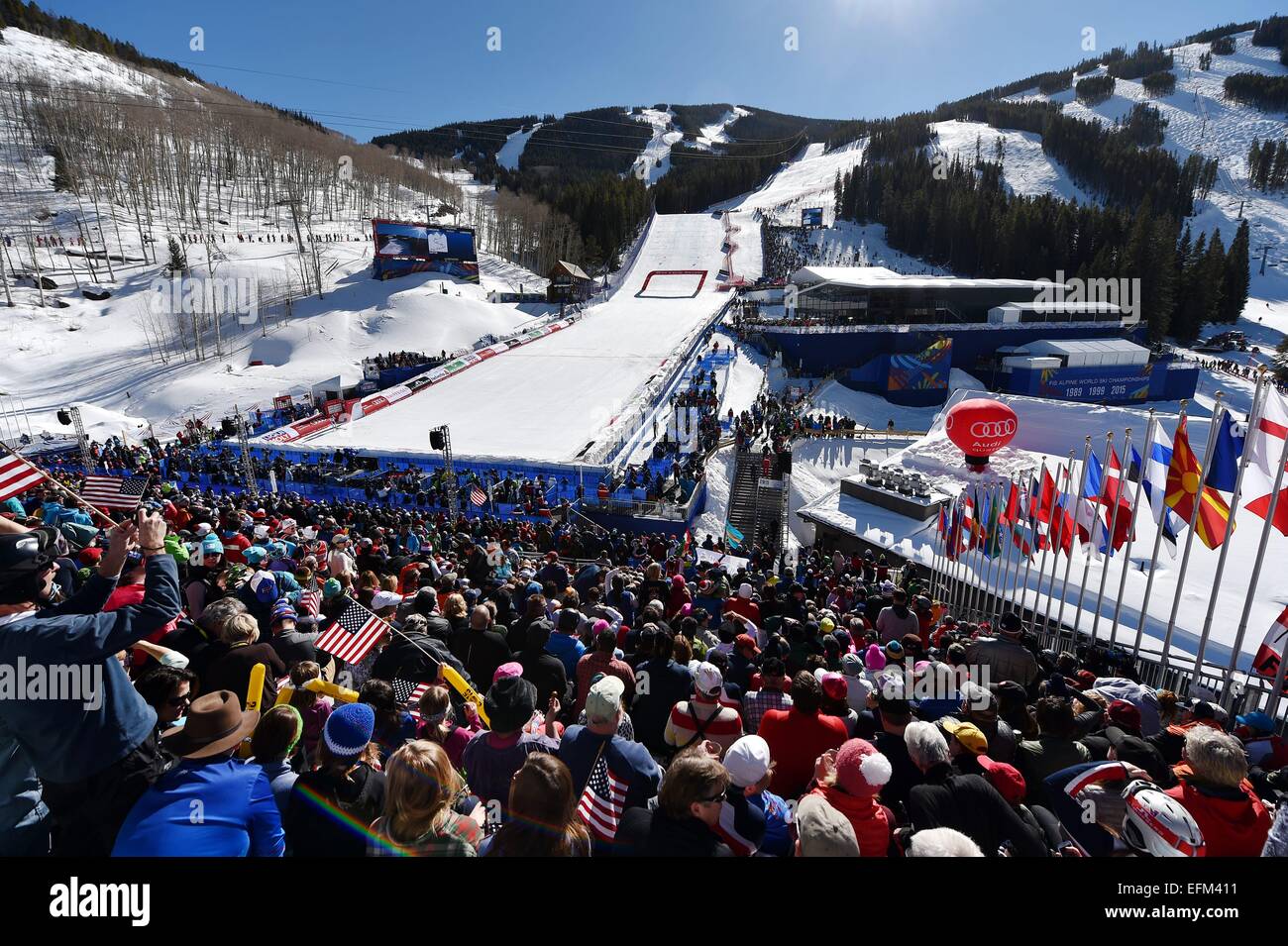 Beaver Creek, Colorado, USA. 06th Feb, 2015. Spectators at the FIS ...