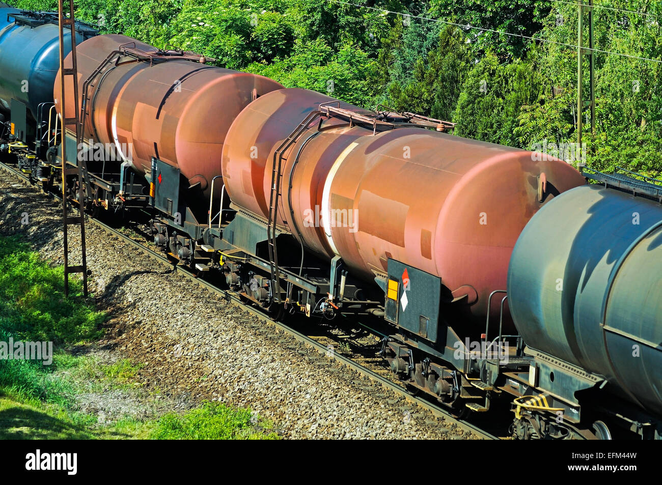 Railway oil tanker hi-res stock photography and images - Alamy