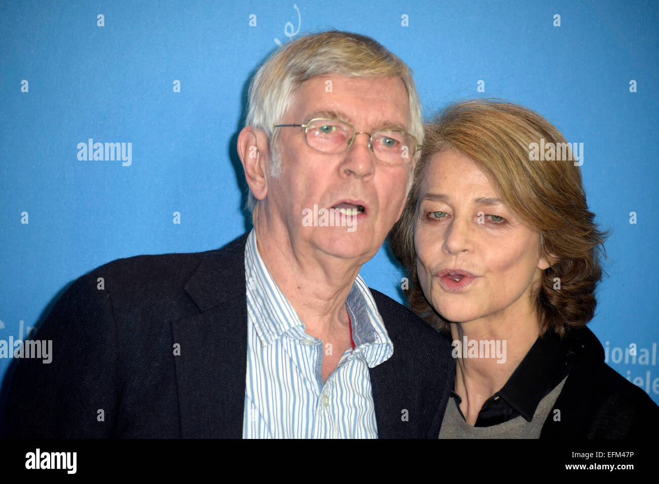 Berlin, Germany. 06th Feb, 2015.Sir Tom Courtenay and Charlotte ...