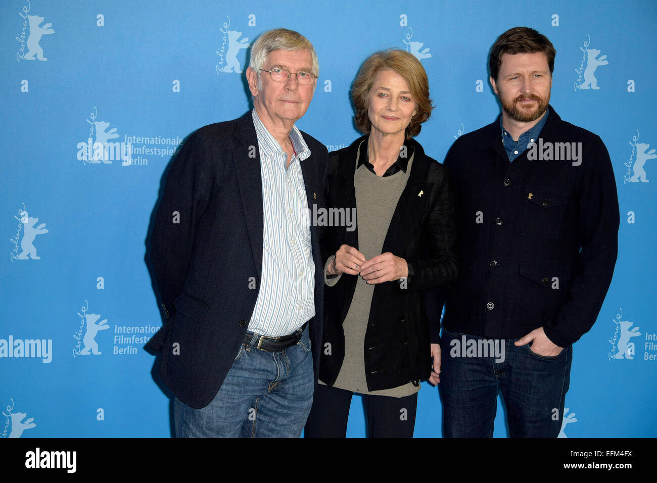 Berlin, Germany. 06th Feb, 2015.Sir Tom Courtenay, Charlotte Rampling ...