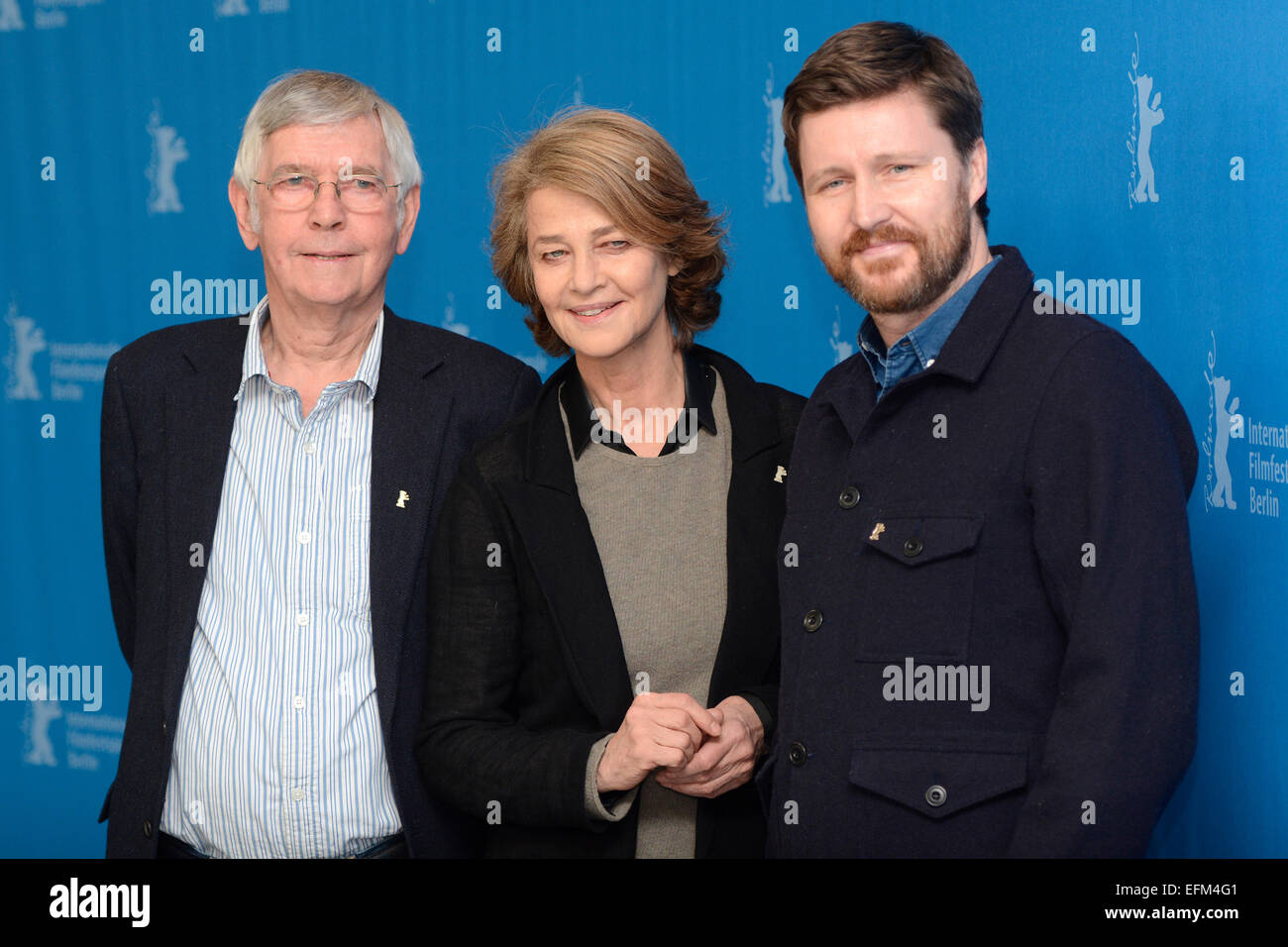 Berlin, Germany. 06th Feb, 2015.Sir Tom Courtenay, Charlotte Rampling ...