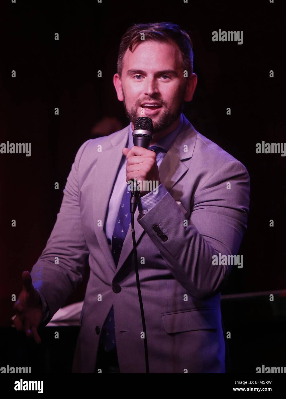 Daniel Reichard Broadway at Birdland concert held at Birdland jazz club ...