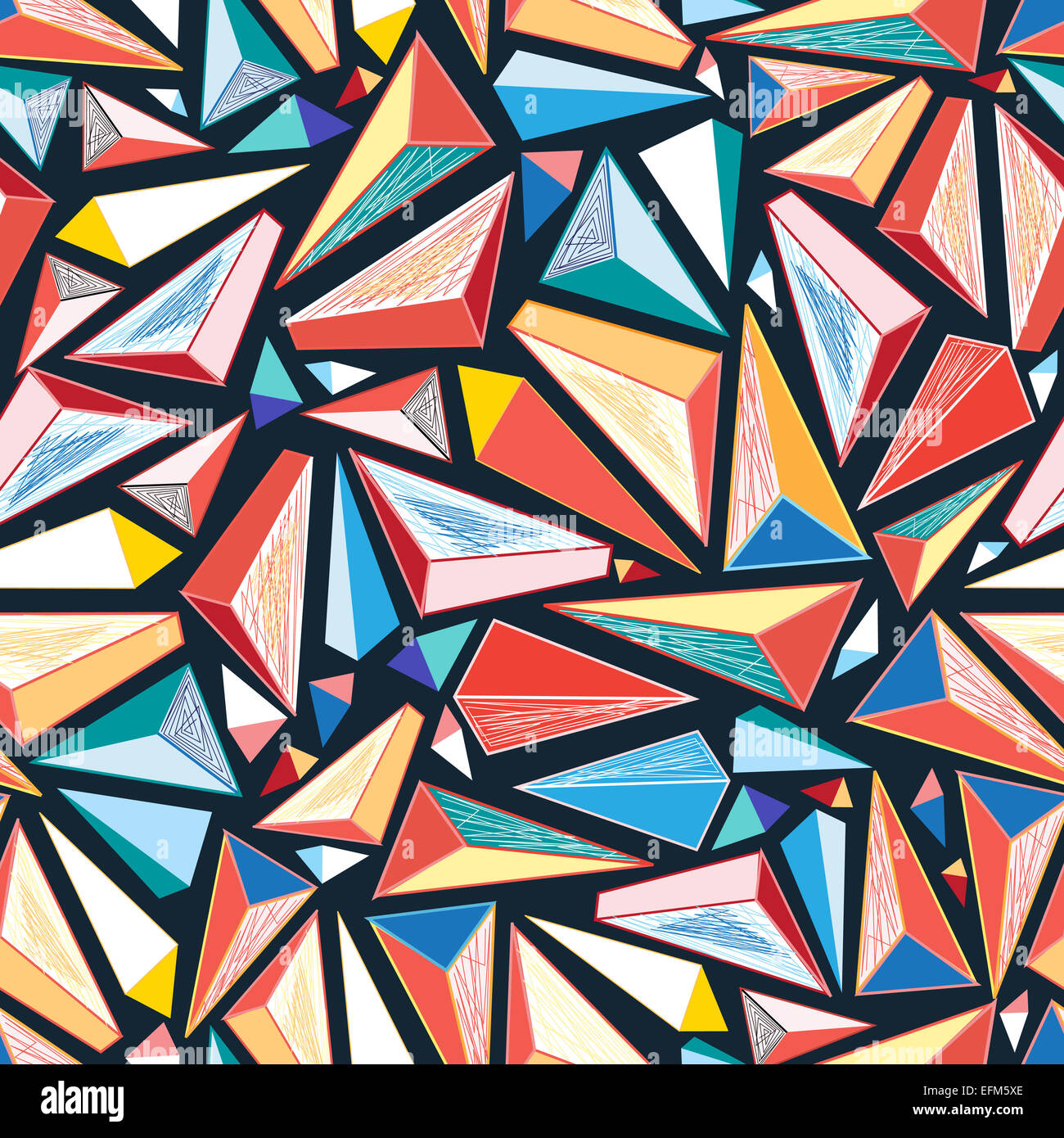 Triangles line drawing hi-res stock photography and images - Alamy