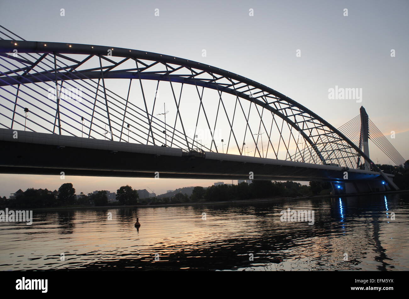 Seri Saujana bridge, Putrajaya Stock Photo - Alamy