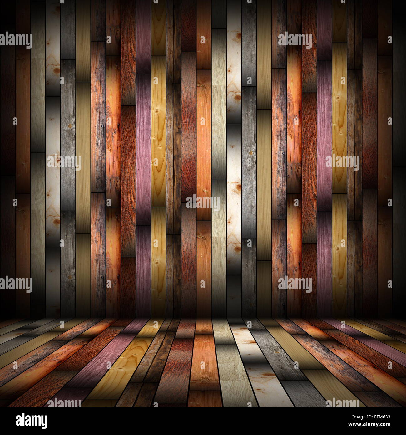 interior abstract planks backdrop, collection of different wood boards ...