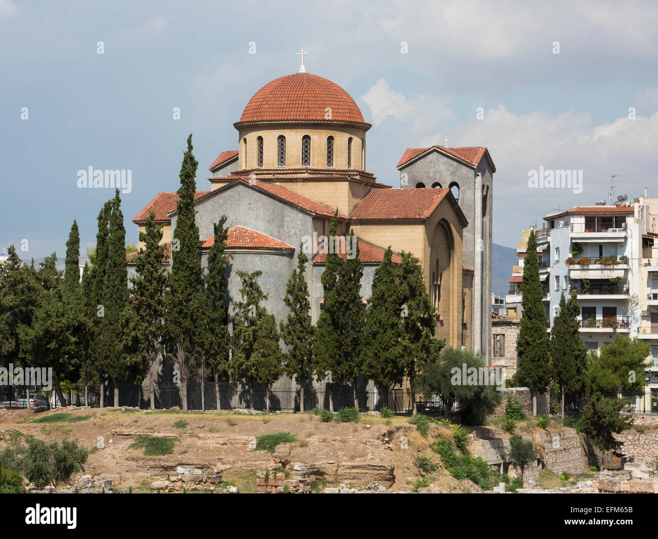 Athens Greece Holy Trinity Church Kerameikos Cemetery Stock Photo - Alamy