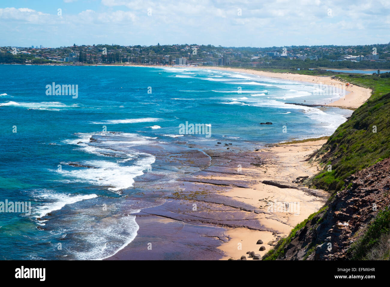 Long Reef and dee why beach in the distance on Sydney's northern ...