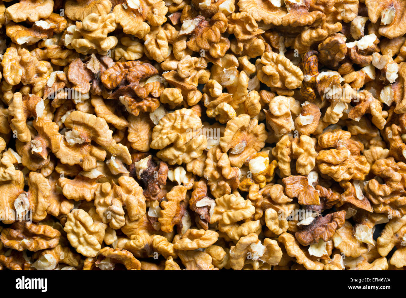pattern of a peeled walnuts Stock Photo - Alamy