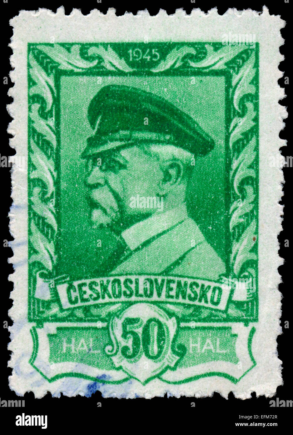 Czechoslovakia masaryk stamp hi-res stock photography and images - Alamy