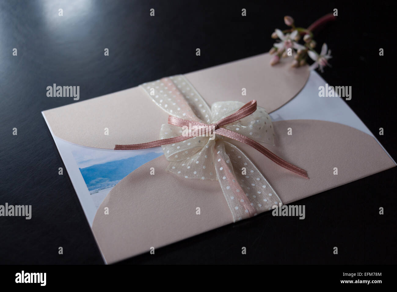 Elegant invitation envelope hi-res stock photography and images - Alamy