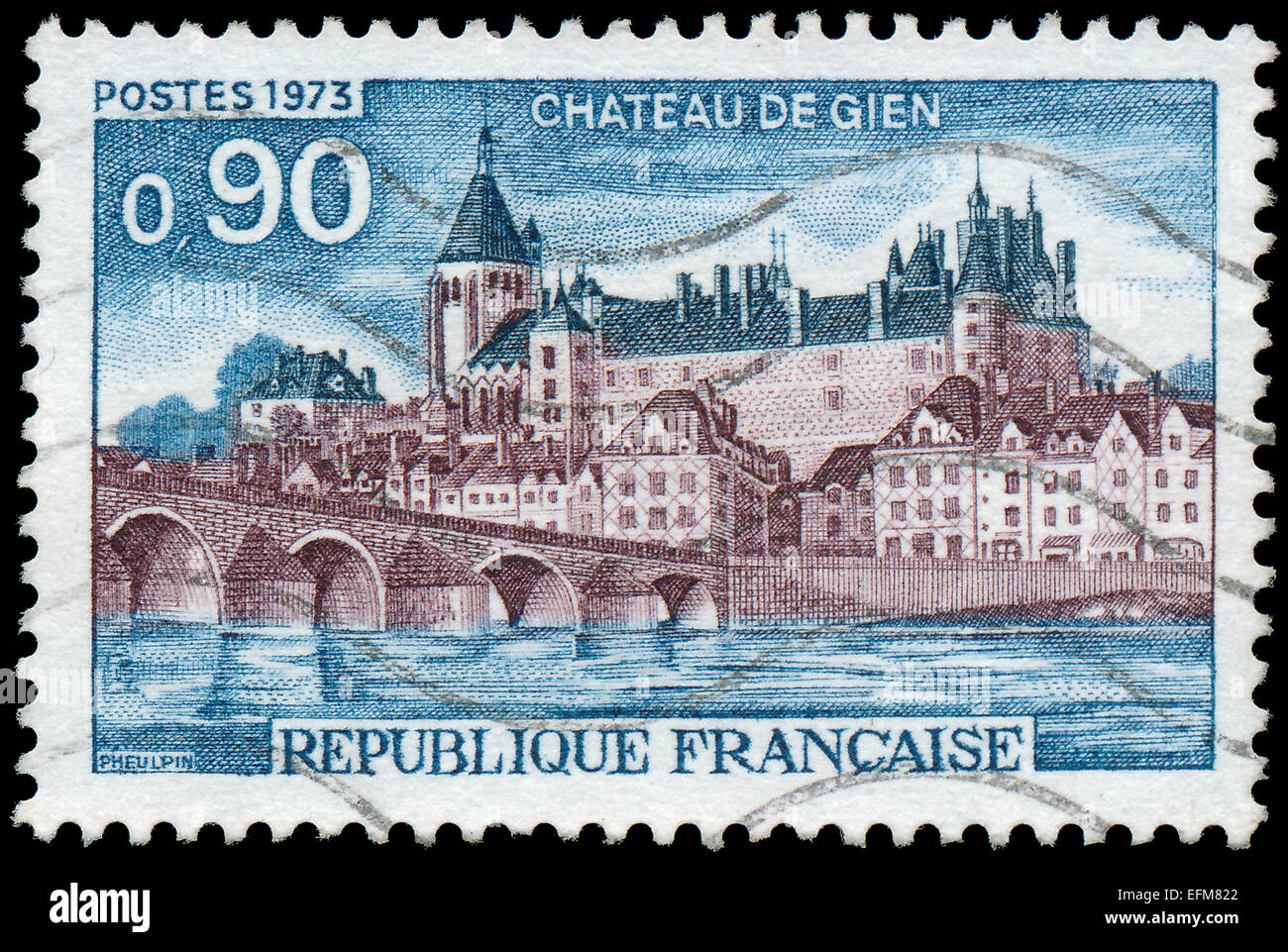 France postage stamp architecture hi-res stock photography and images ...