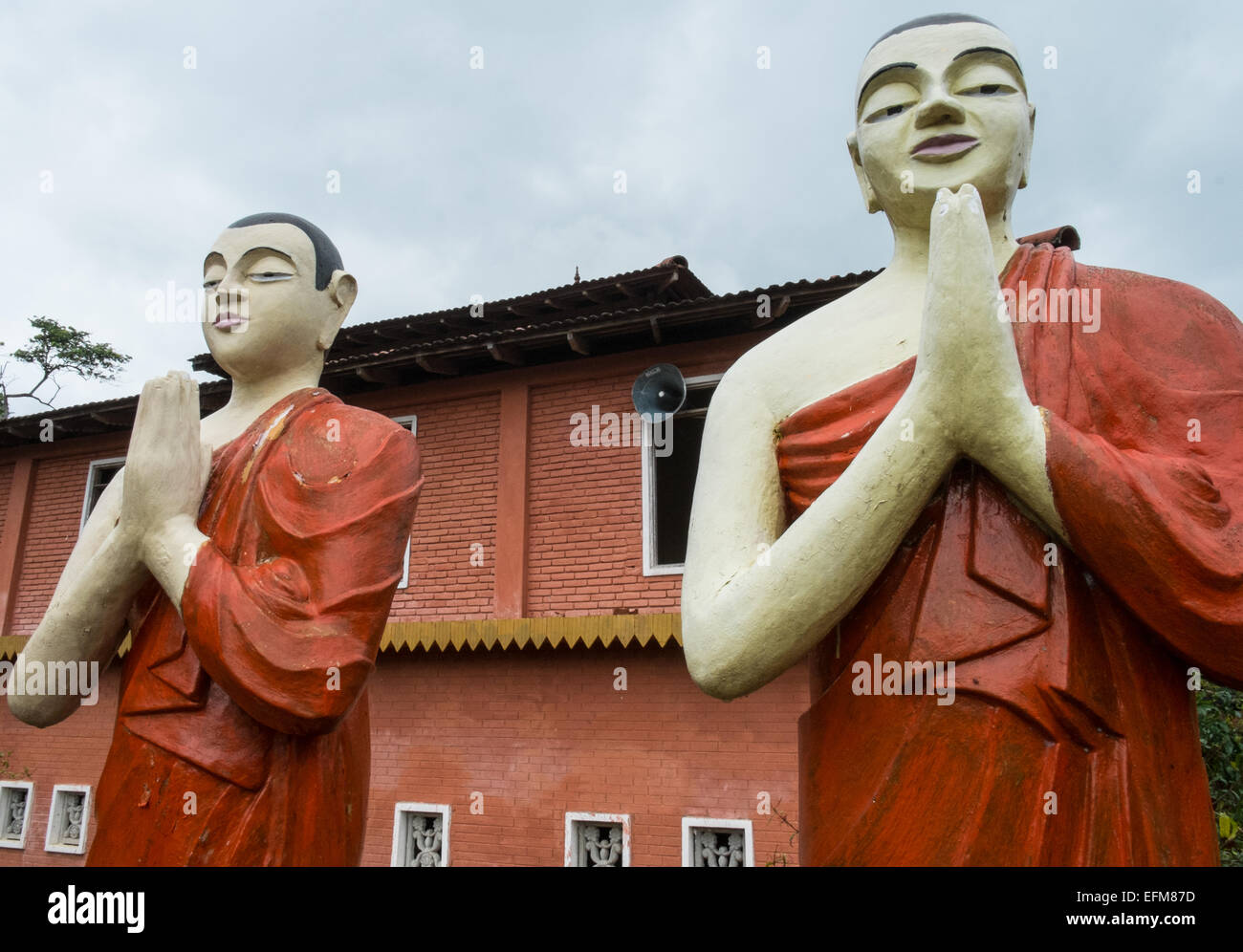 Buddhas disciples temple hi-res stock photography and images - Alamy