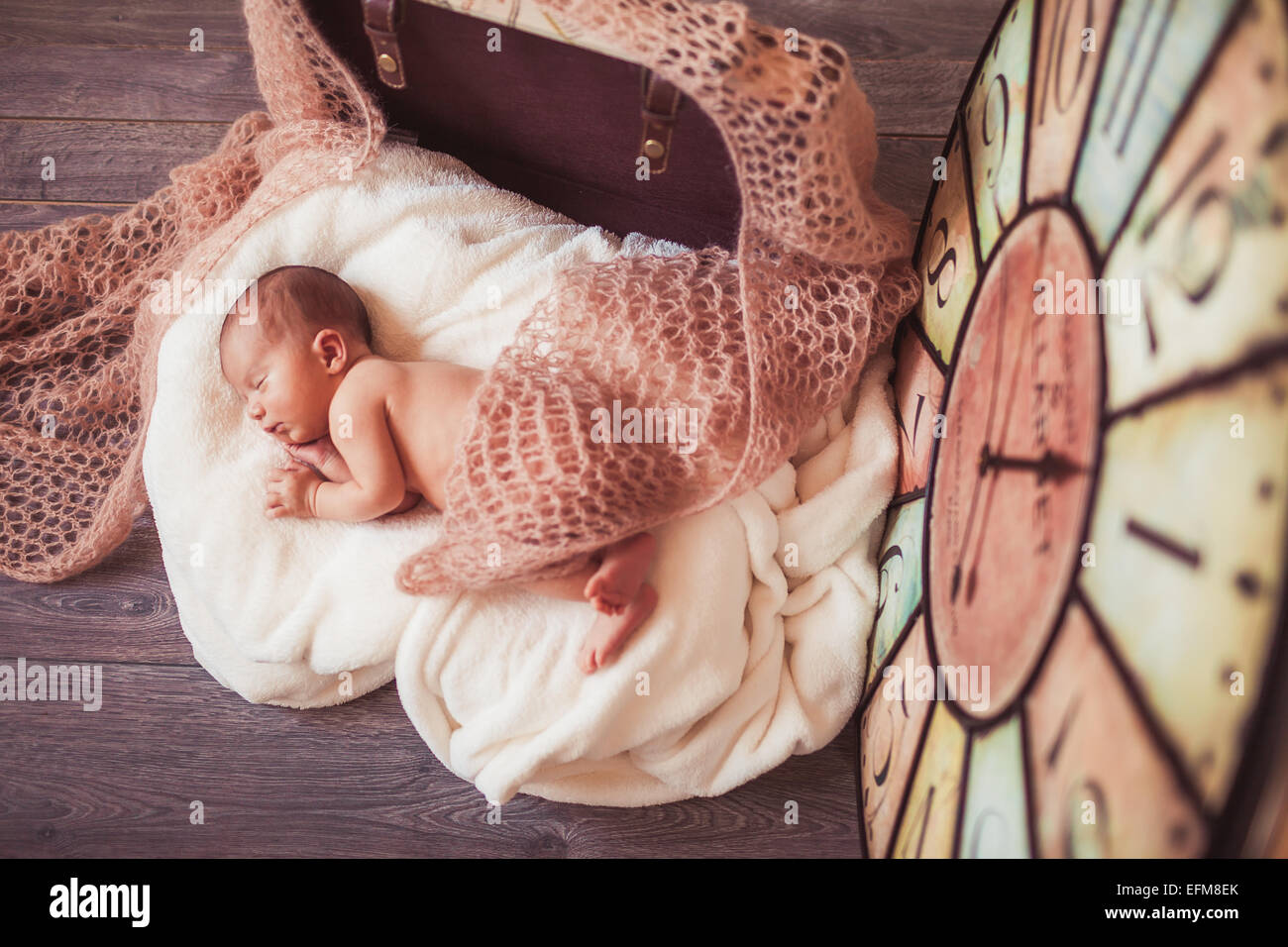 Sweet newborn baby Stock Photo - Alamy