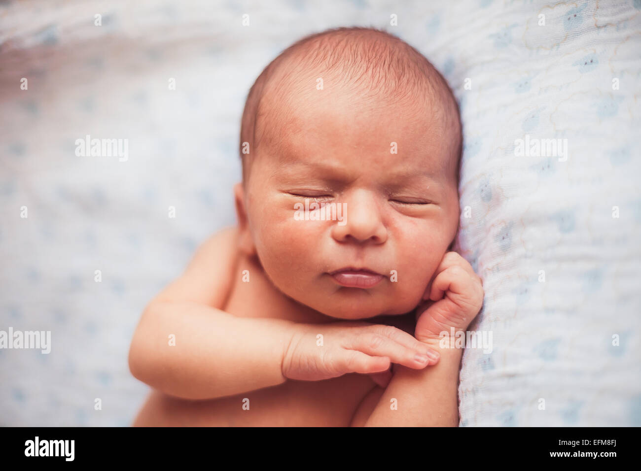 Sweet newborn baby Stock Photo - Alamy