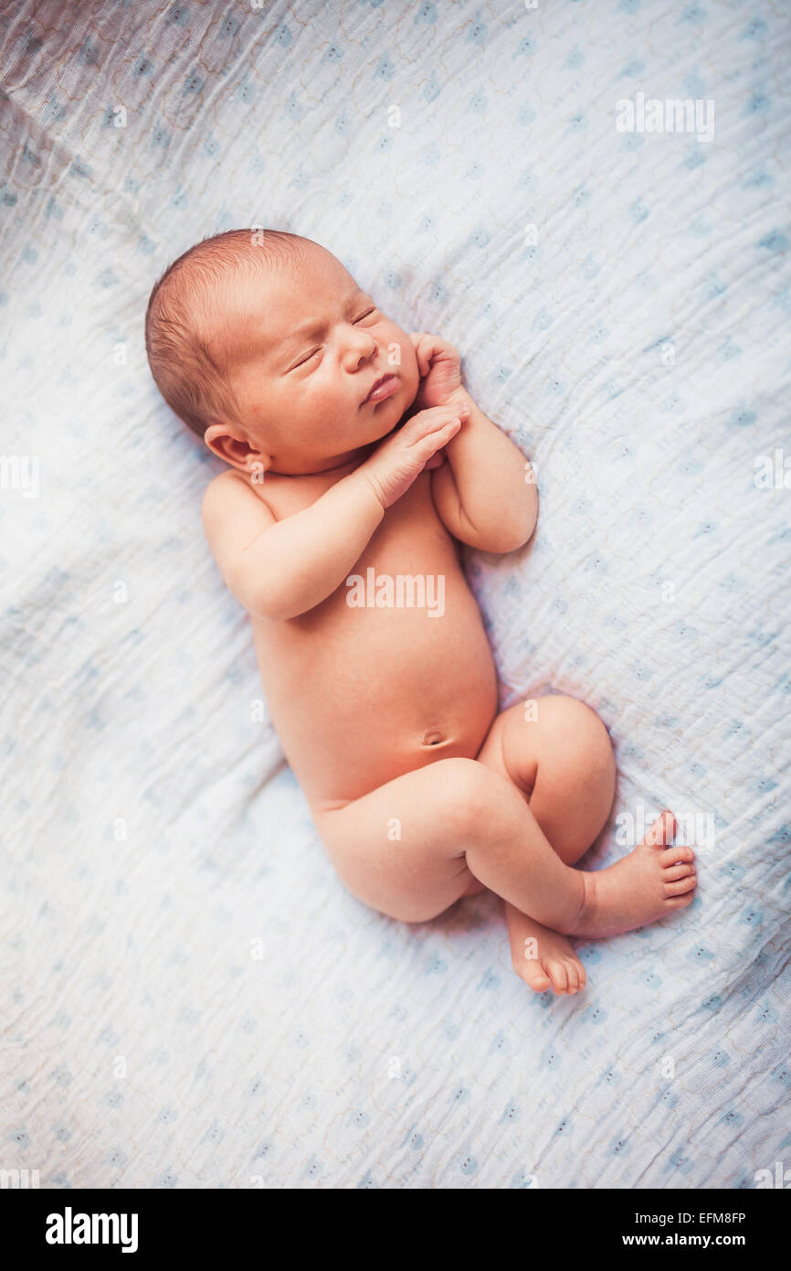 Sweet newborn baby Stock Photo - Alamy