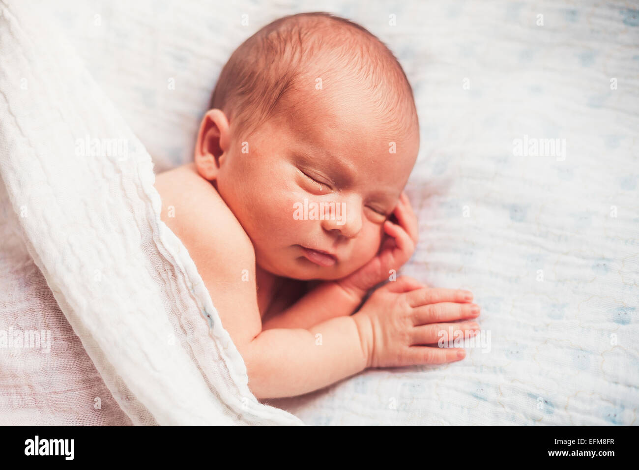 Sweet newborn baby Stock Photo - Alamy