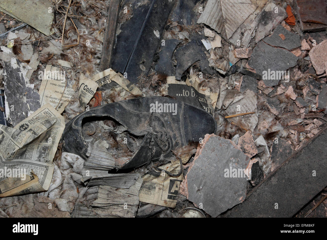 Litter rubbish shoe waste hi-res stock photography and images - Alamy