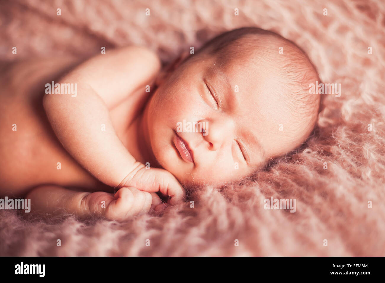 Sweet newborn baby Stock Photo - Alamy