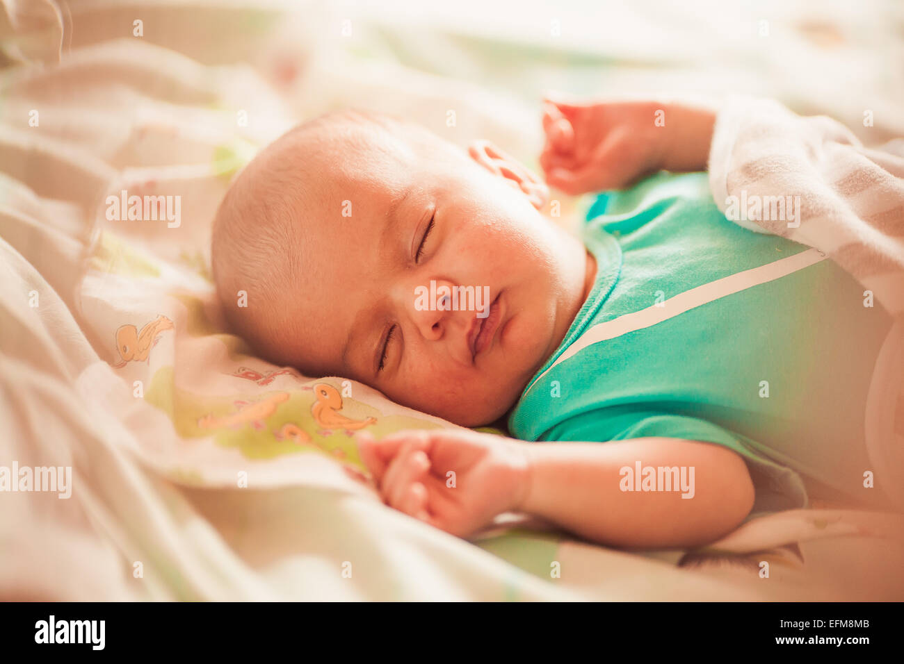 Sweet newborn baby Stock Photo - Alamy