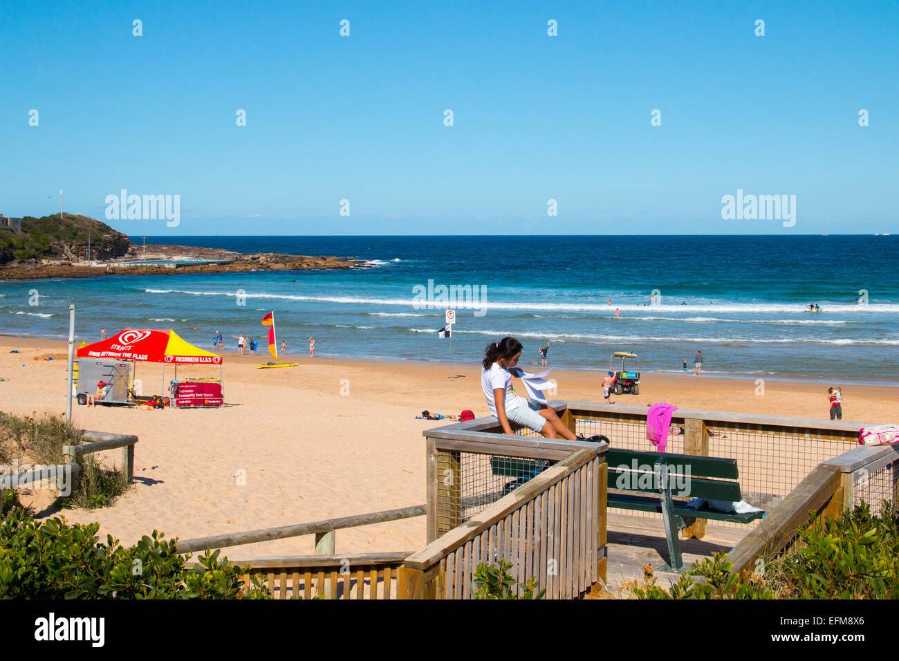 Surf rescue volunteer people at Freshwater beach,Sydney,Australia in ...