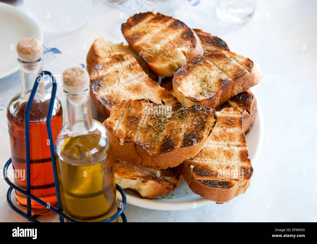 Toasted bread olive oil not tomato hi-res stock photography and images ...