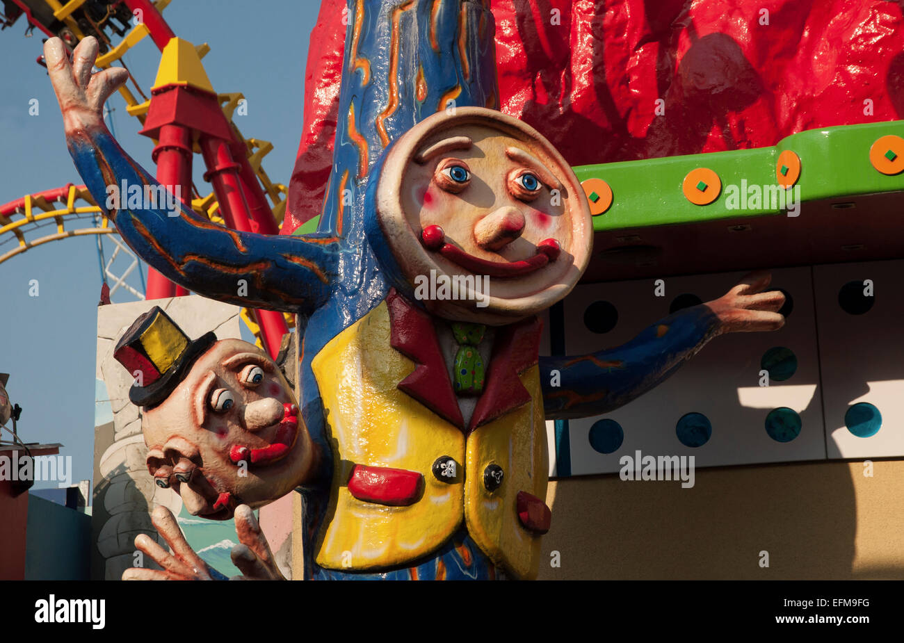 colourful characters prater park vienna austria Stock Photo - Alamy