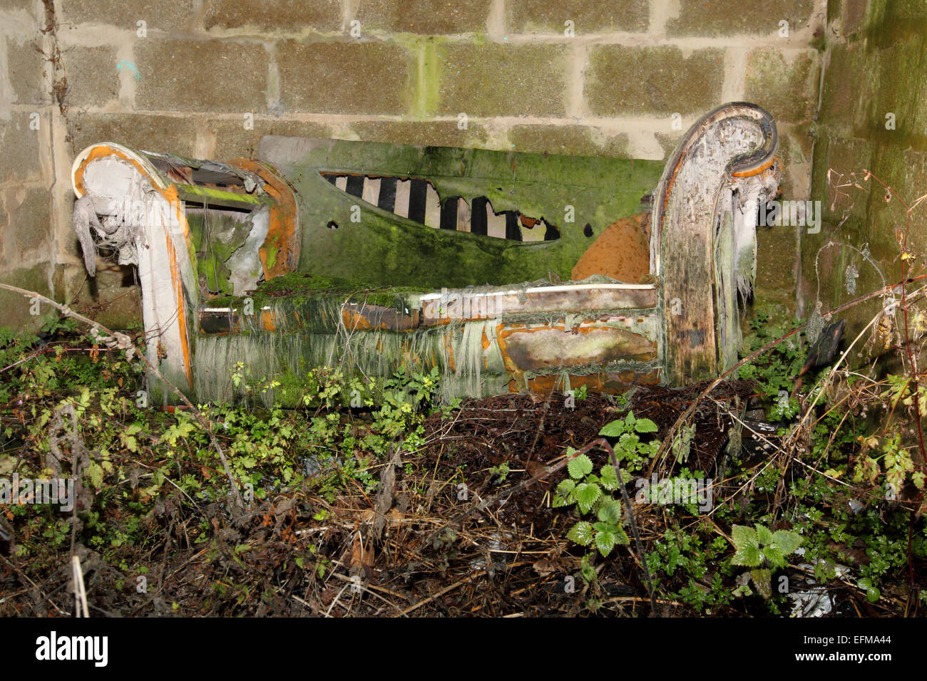 Green old derelict ground earth soil hi-res stock photography and ...