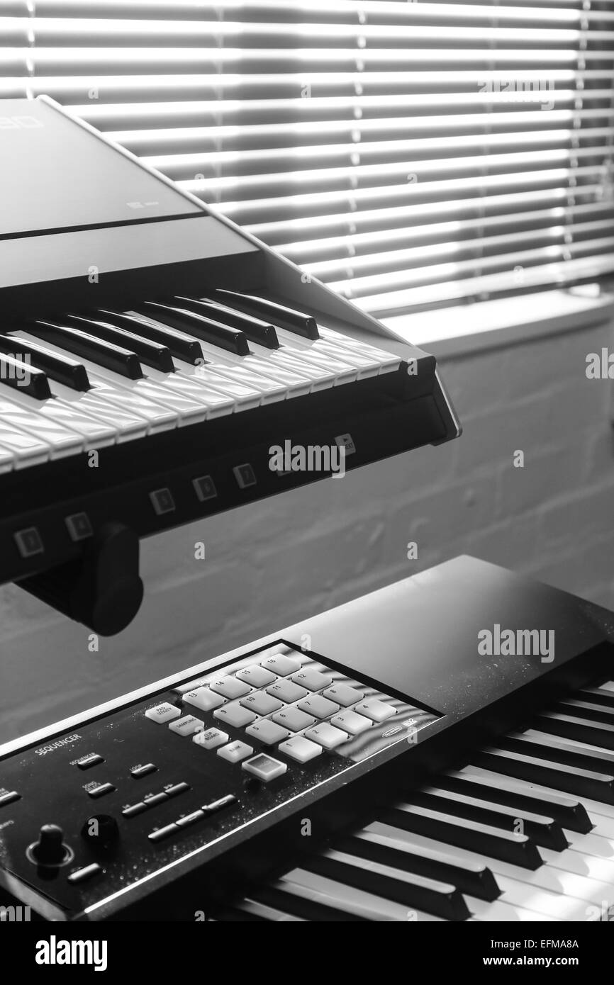 Double Keyboard High Resolution Stock Photography and Images - Alamy