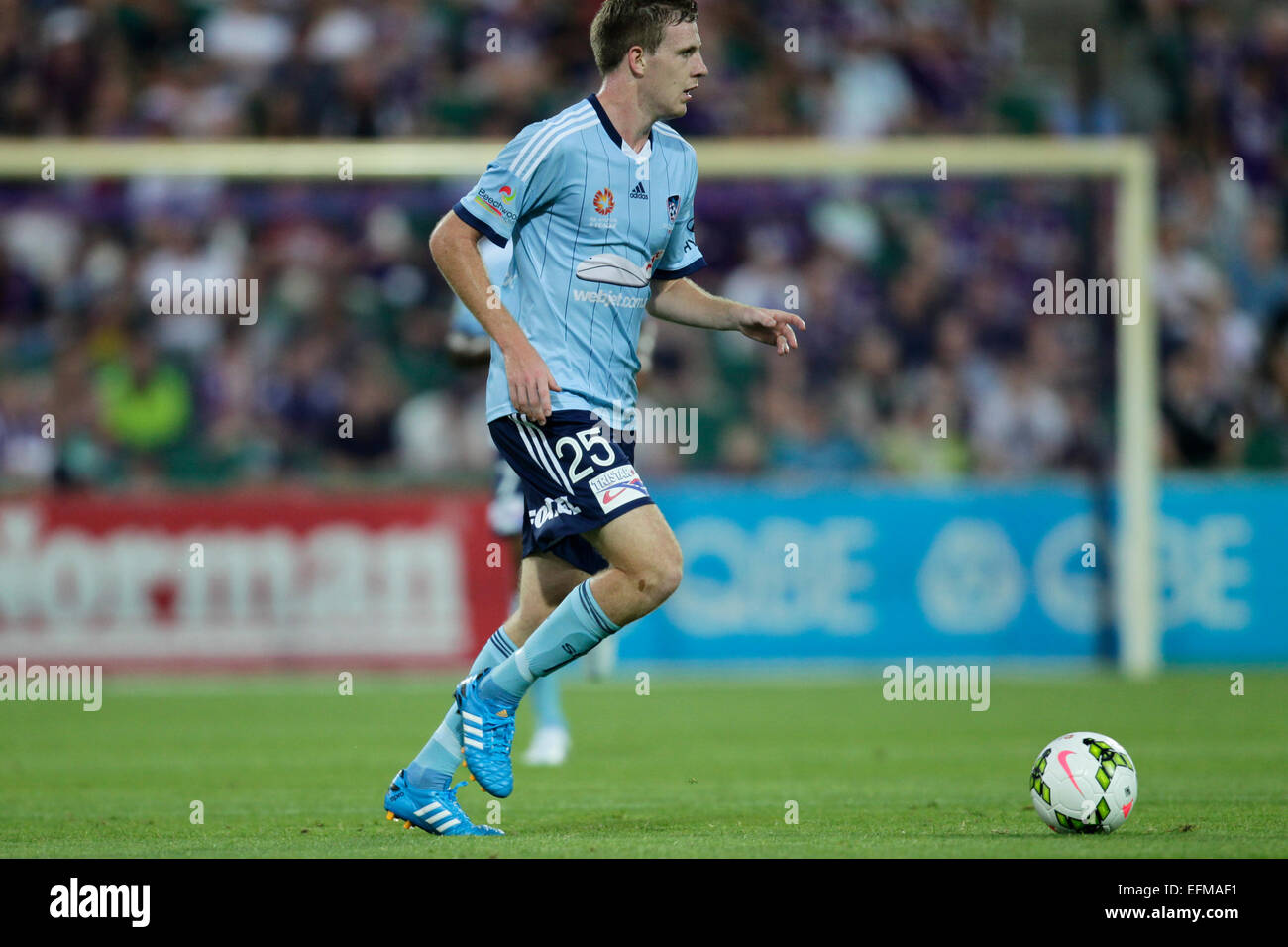 Perth, Australia. 7th February, 2015. Hyundai A-League, Perth Glory ...