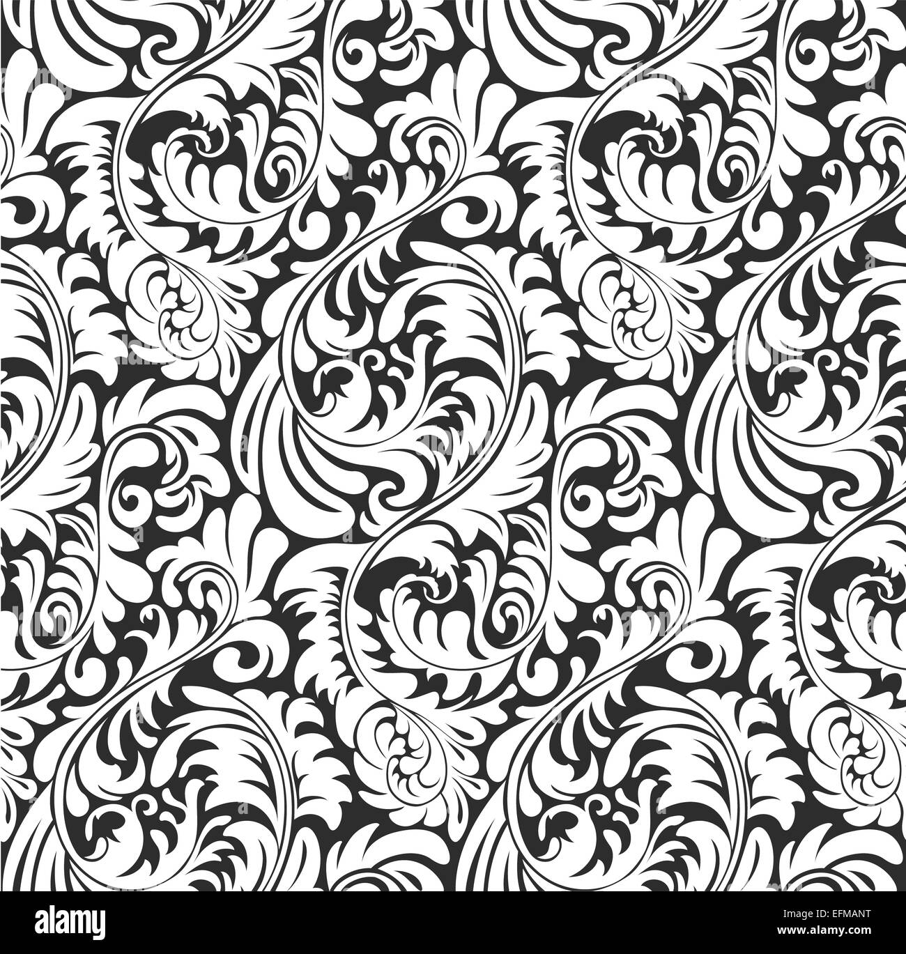 Seamless fern wallpaper background pattern Stock Photo - Alamy