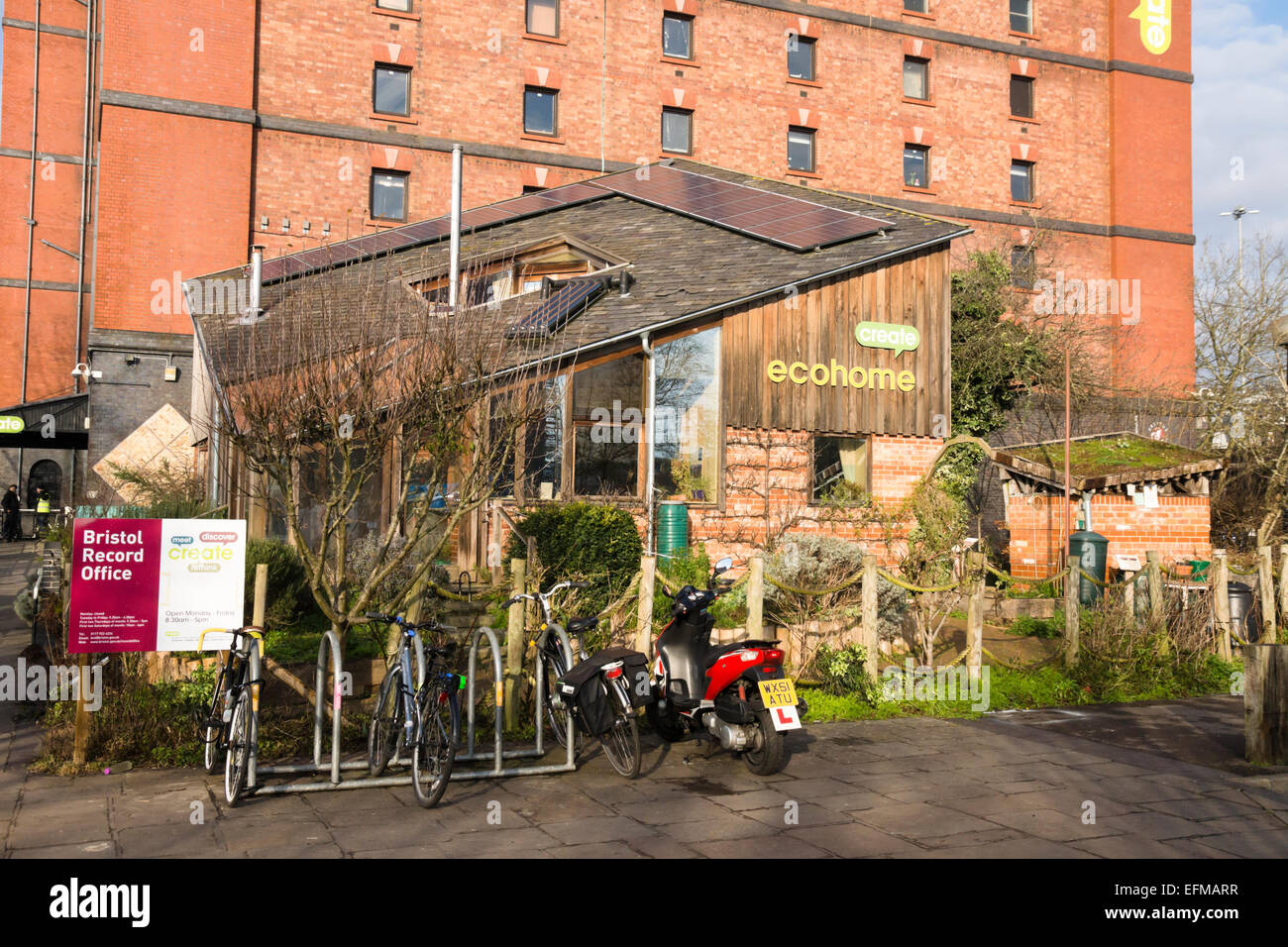 Bristol Ecohome at Bristol Create Center Stock Photo - Alamy