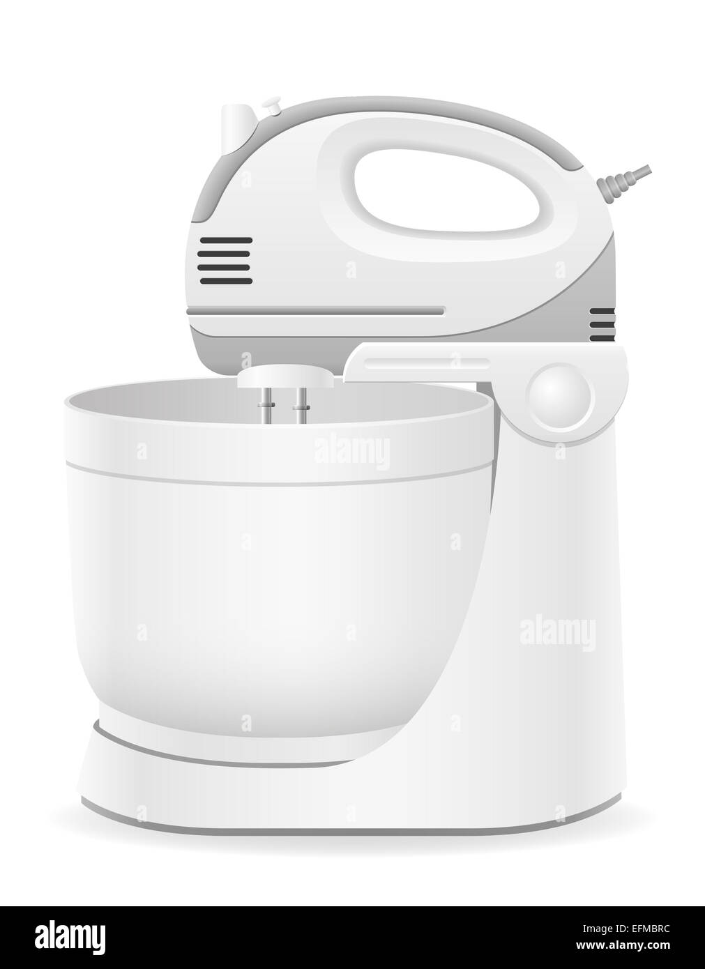 kitchen mixer illustration isolated on white background Stock Photo - Alamy