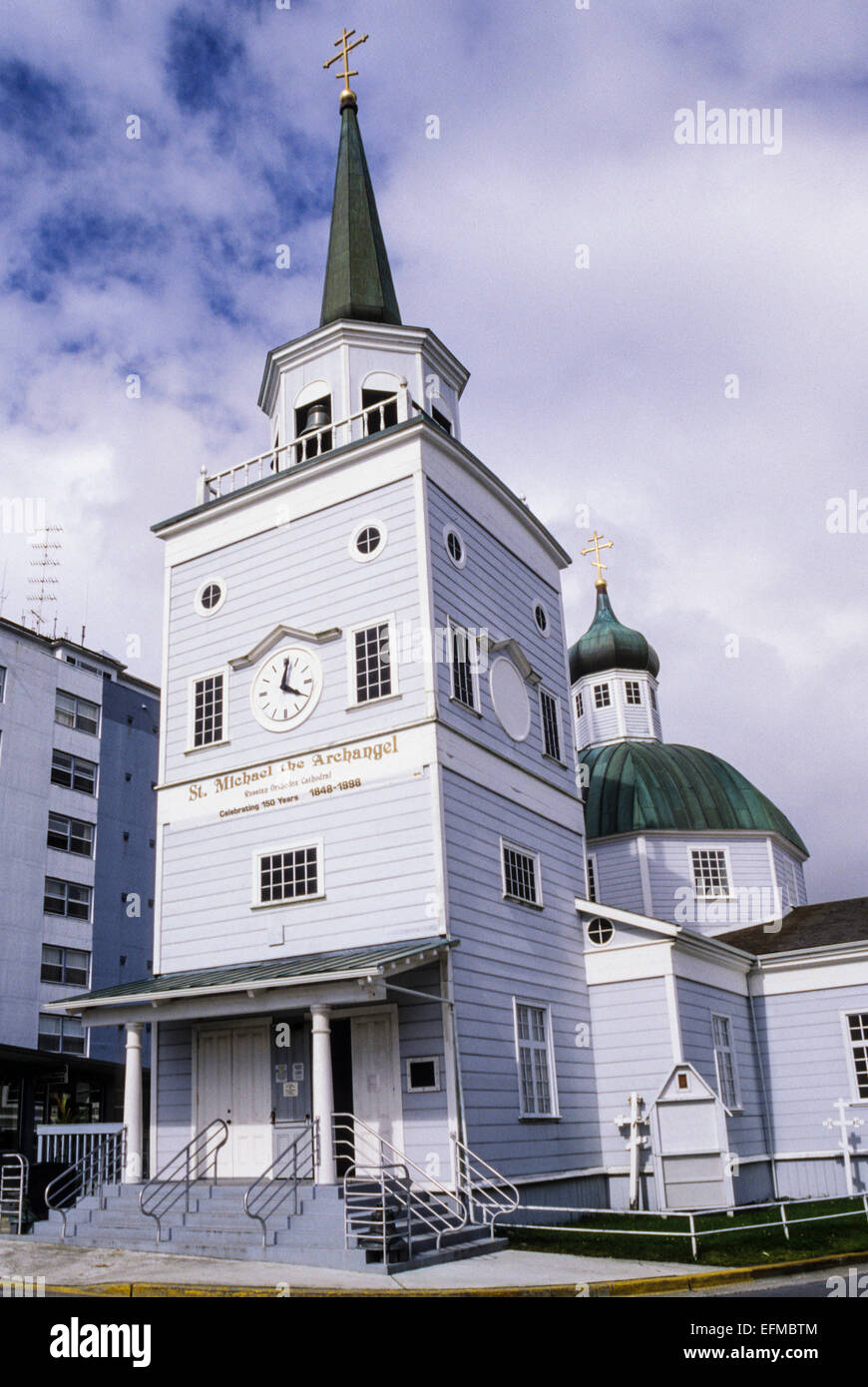 Sitka, Alaska. St. Michael's Russian Orthodox Church Stock Photo - Alamy