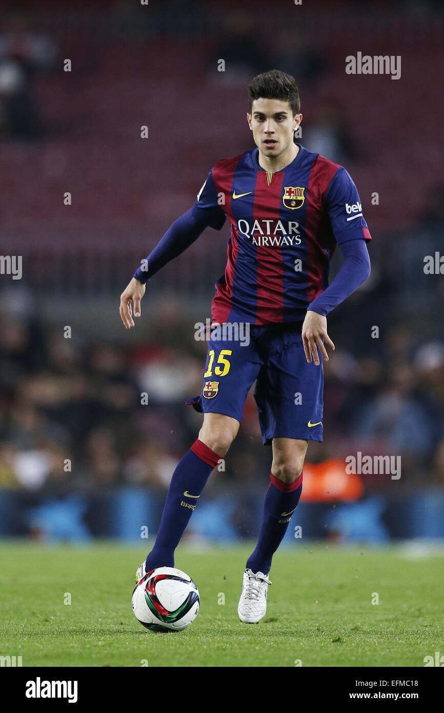 Barcelona, Spain. 8th Jan, 2015. Marc Bartra (Barcelona) Football ...