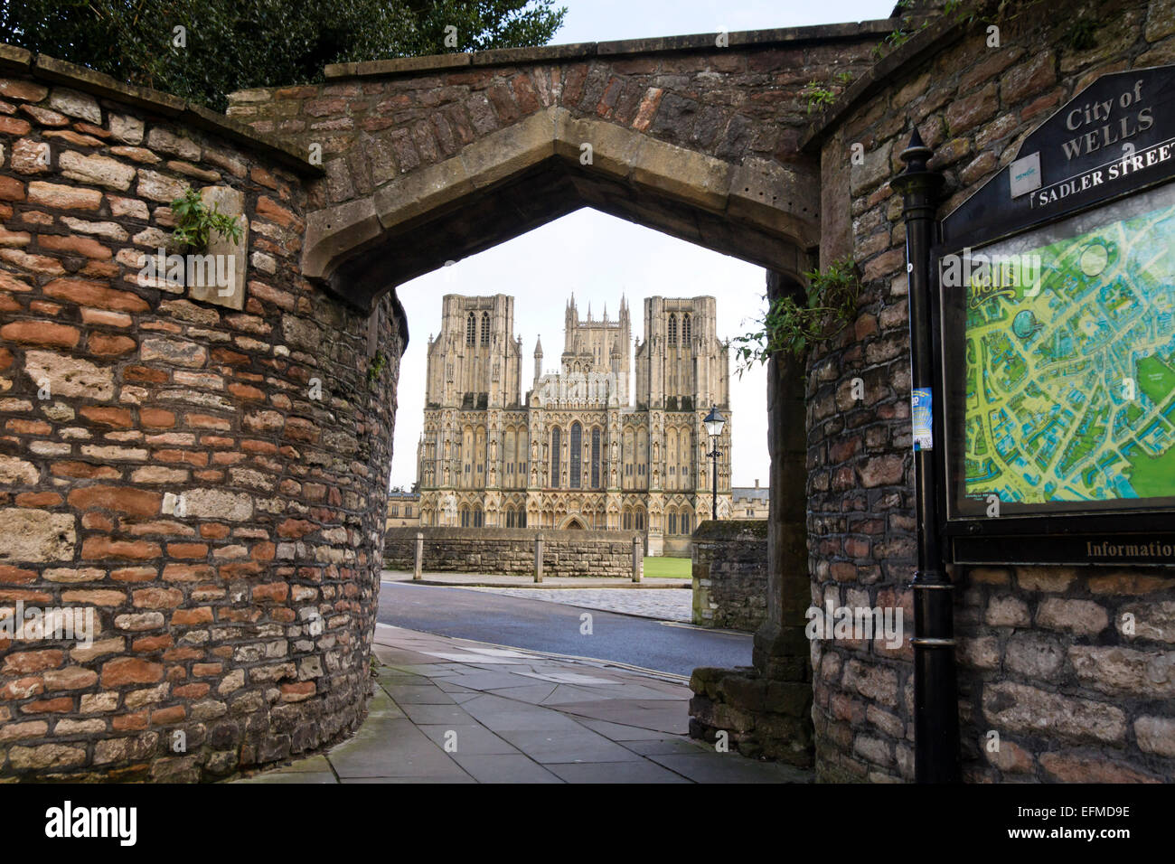 Wells is a Cathedral City in Somerset England UK Wells Cathedral ...