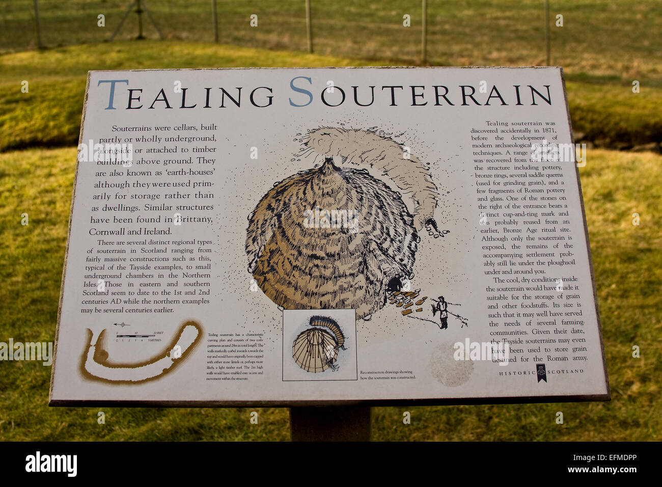 Souterrain Earth-Houses Dating from the 1st and 2nd Centuries AD near ...