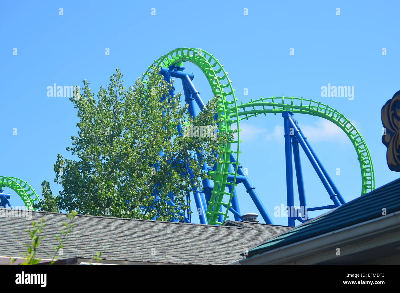 Coaster tracks hi-res stock photography and images - Alamy