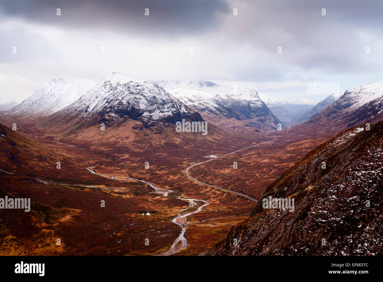 Buachaille etive mór ridge in glencoe hi-res stock photography and ...