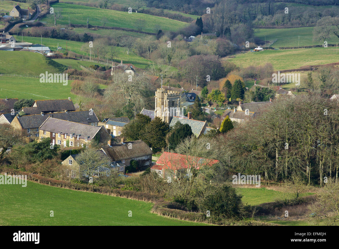 Typical english village hi-res stock photography and images - Alamy