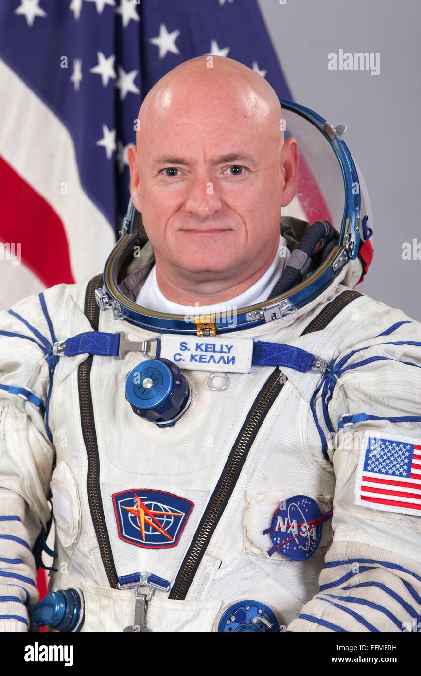International Space Station Expedition 43 NASA astronaut Scott Kelly ...