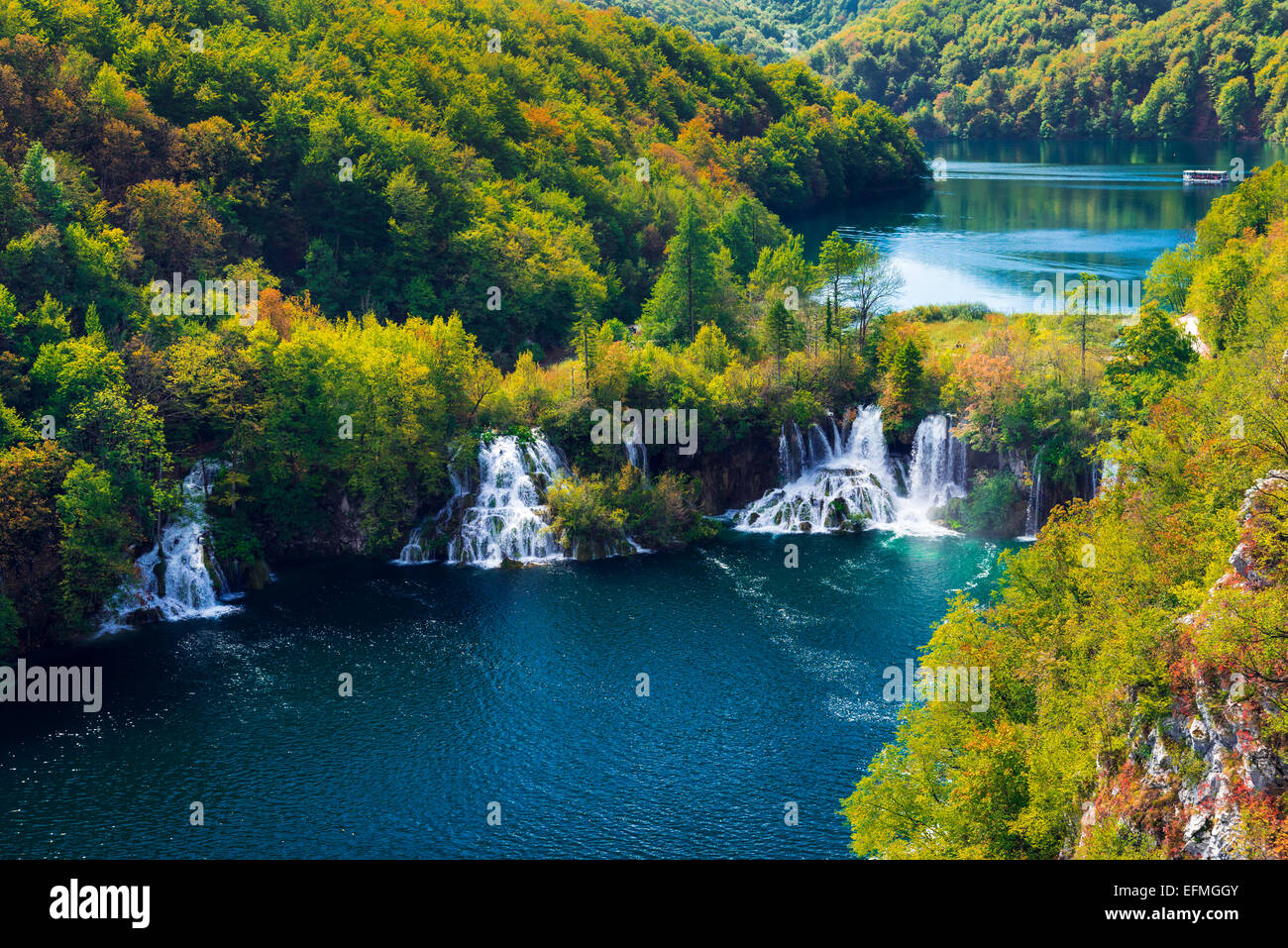 Travertine cascades korana river hi-res stock photography and images ...