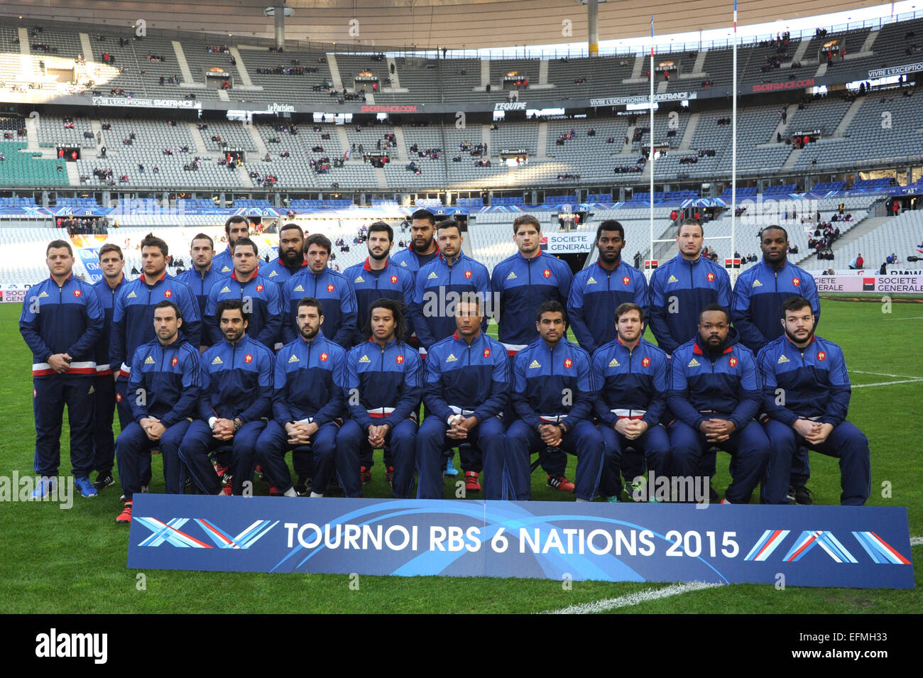 Scotland team line up rugby High Resolution Stock Photography and ...
