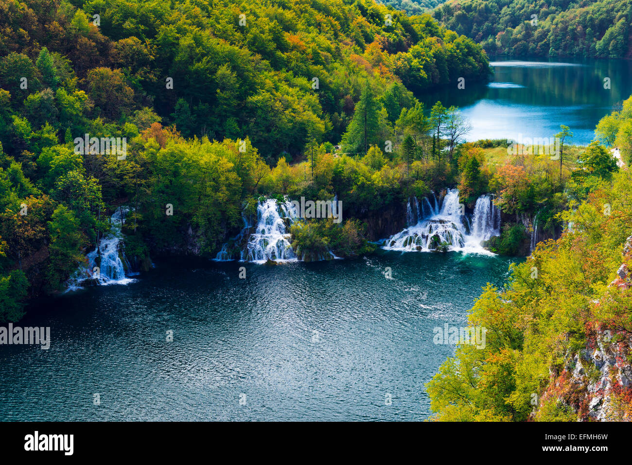 Travertine cascades korana river hi-res stock photography and images ...