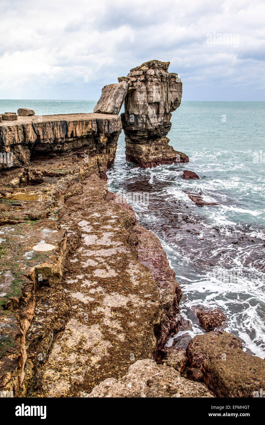 Pulpit Rock, Portland Stock Photo - Alamy