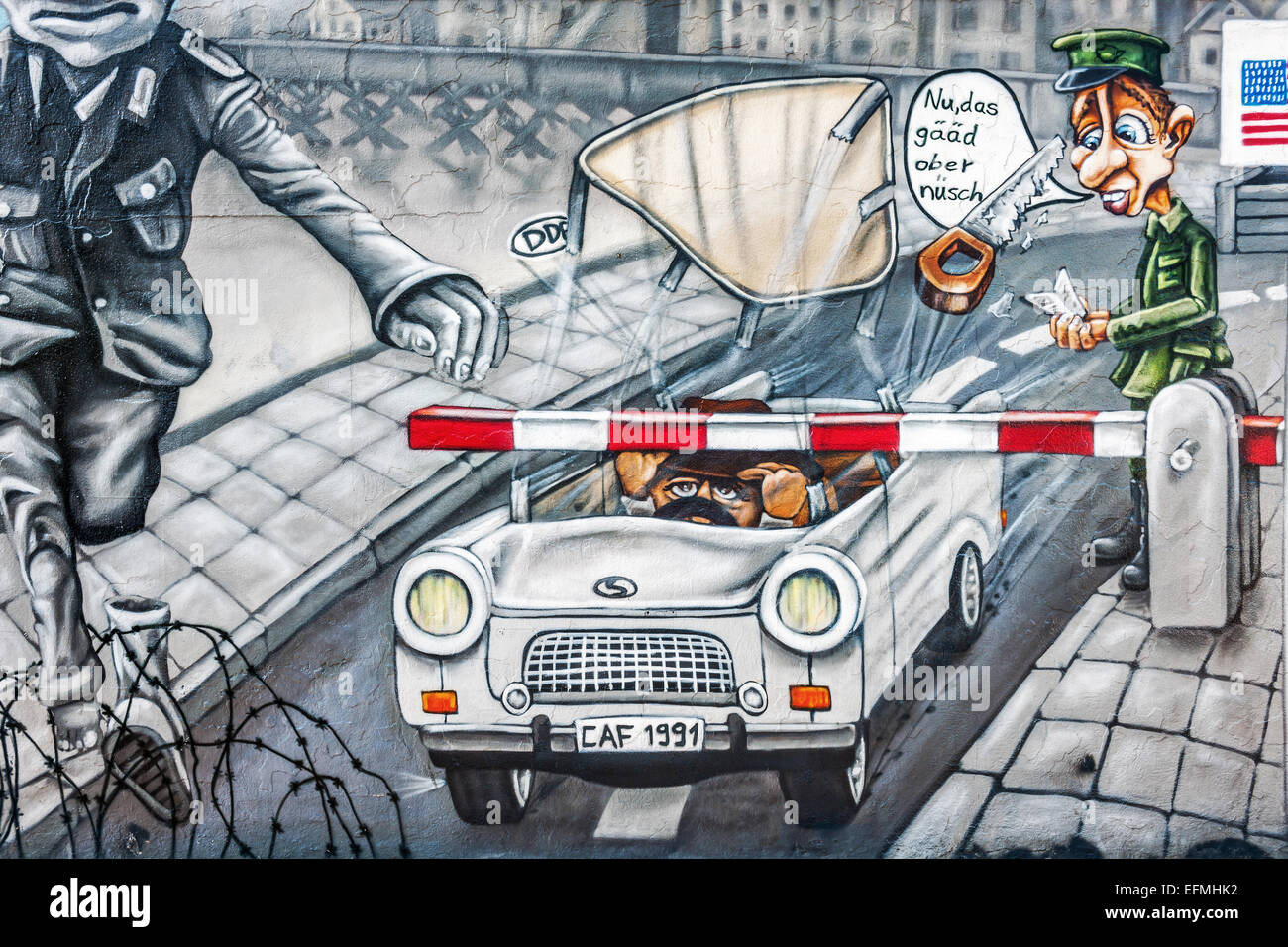 Berlin germany checkpoint charlie on hi-res stock photography and ...