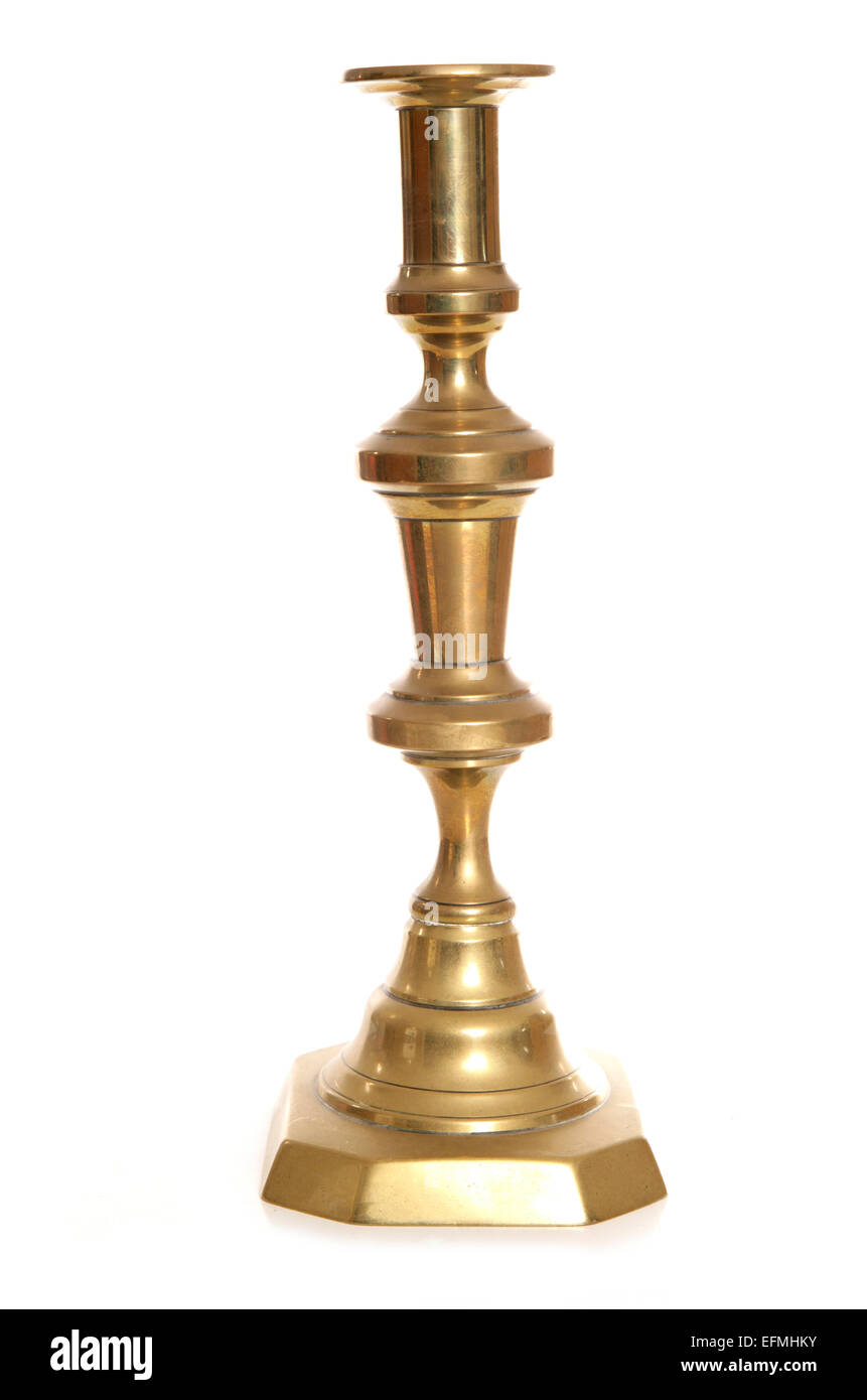 Brass candle holder hi-res stock photography and images - Alamy