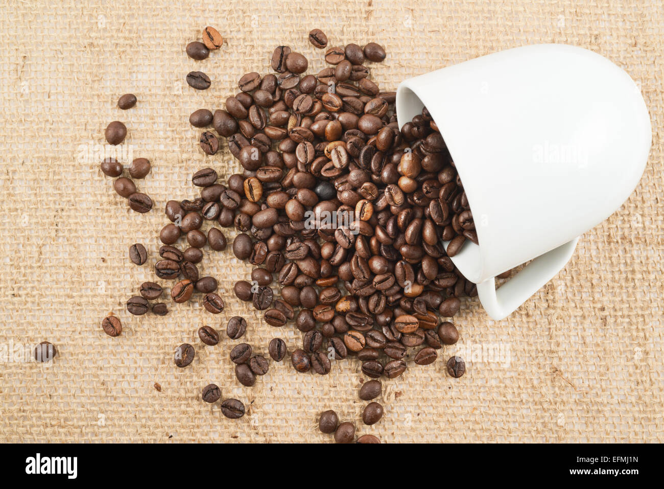 Coffee cup over canvas hi-res stock photography and images - Alamy